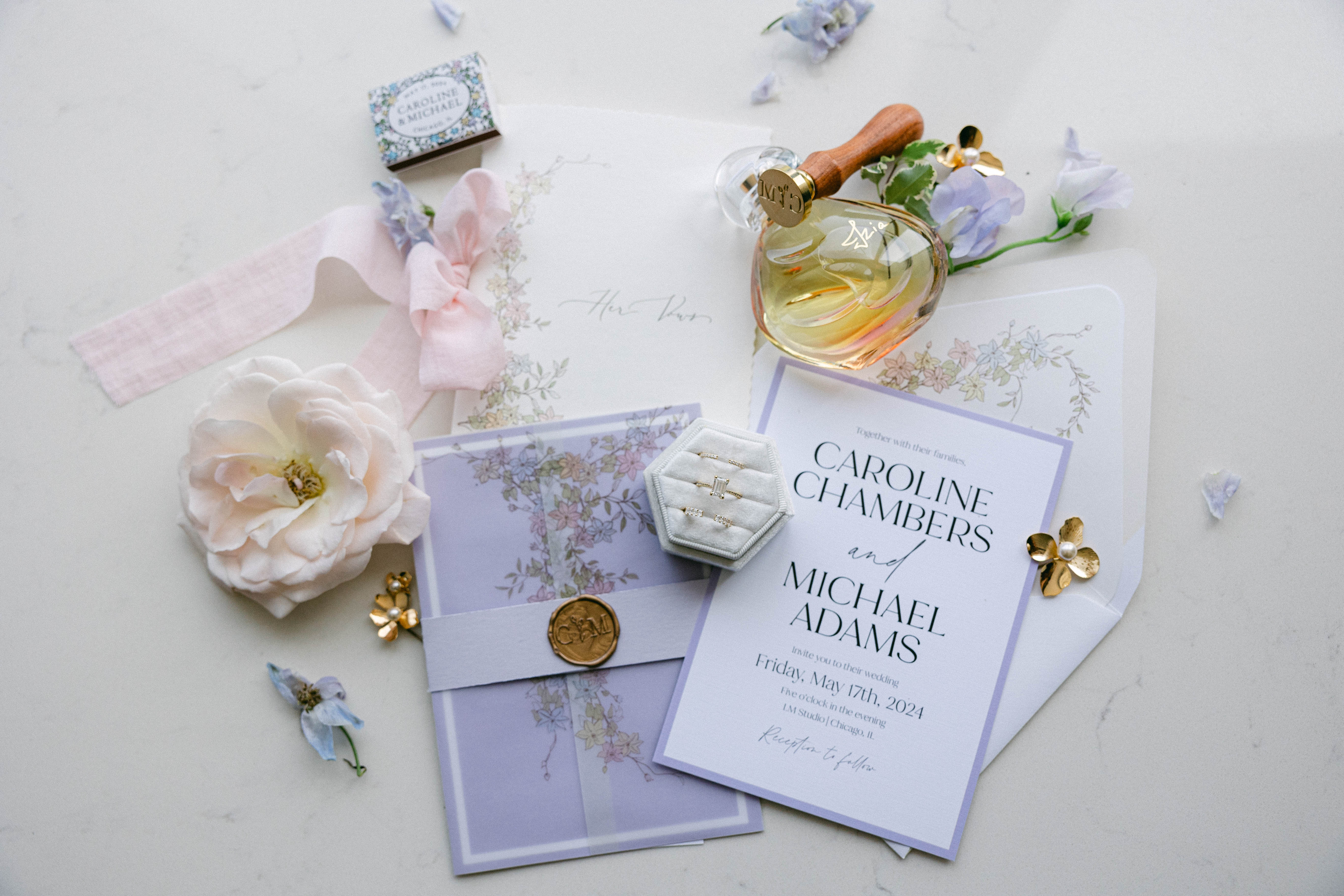 Dreamy Pastels: Caroline and Michael's Chicago Wedding Floral Design ...