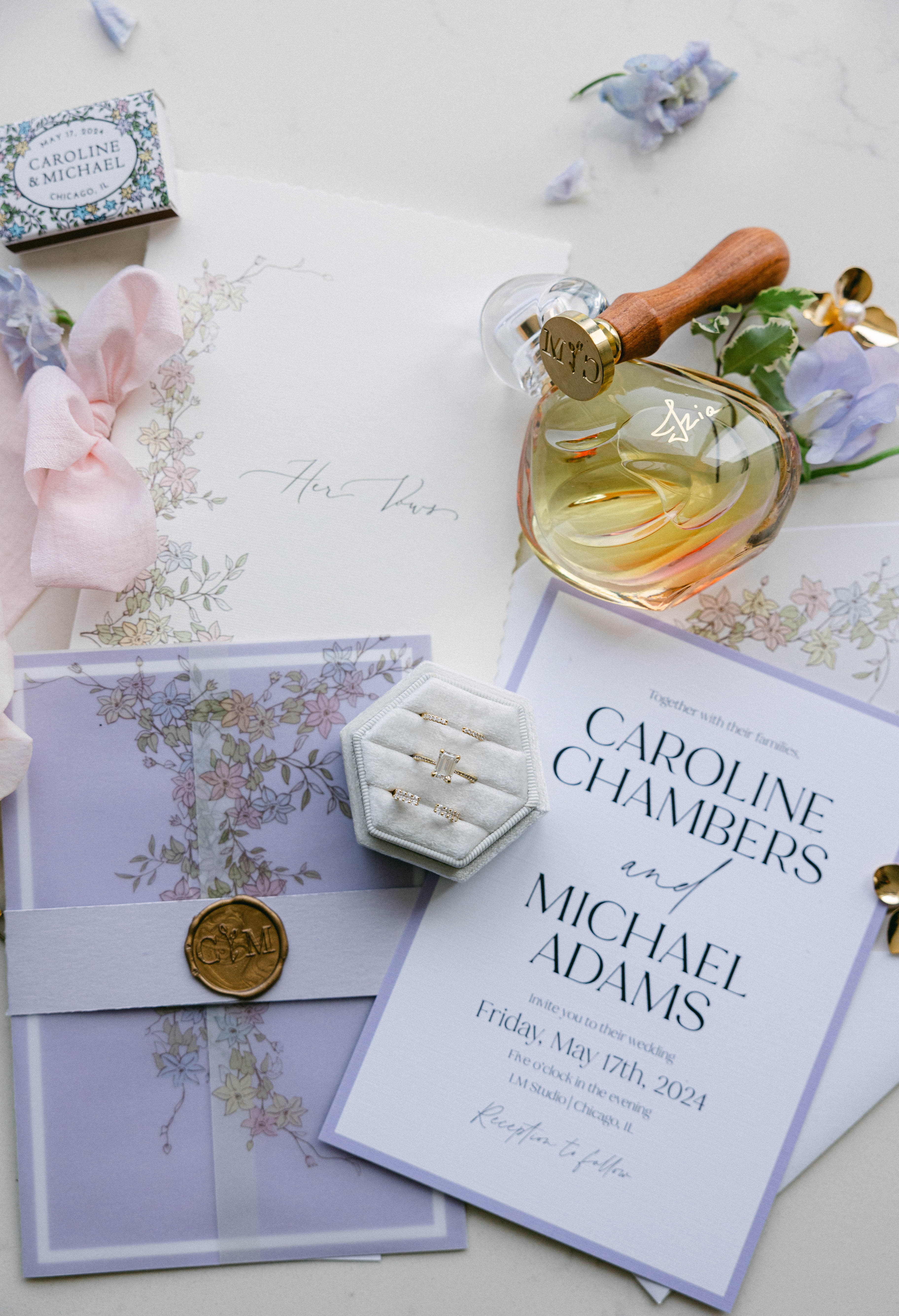 Dreamy Pastels: Caroline and Michael's Chicago Wedding Floral Design ...